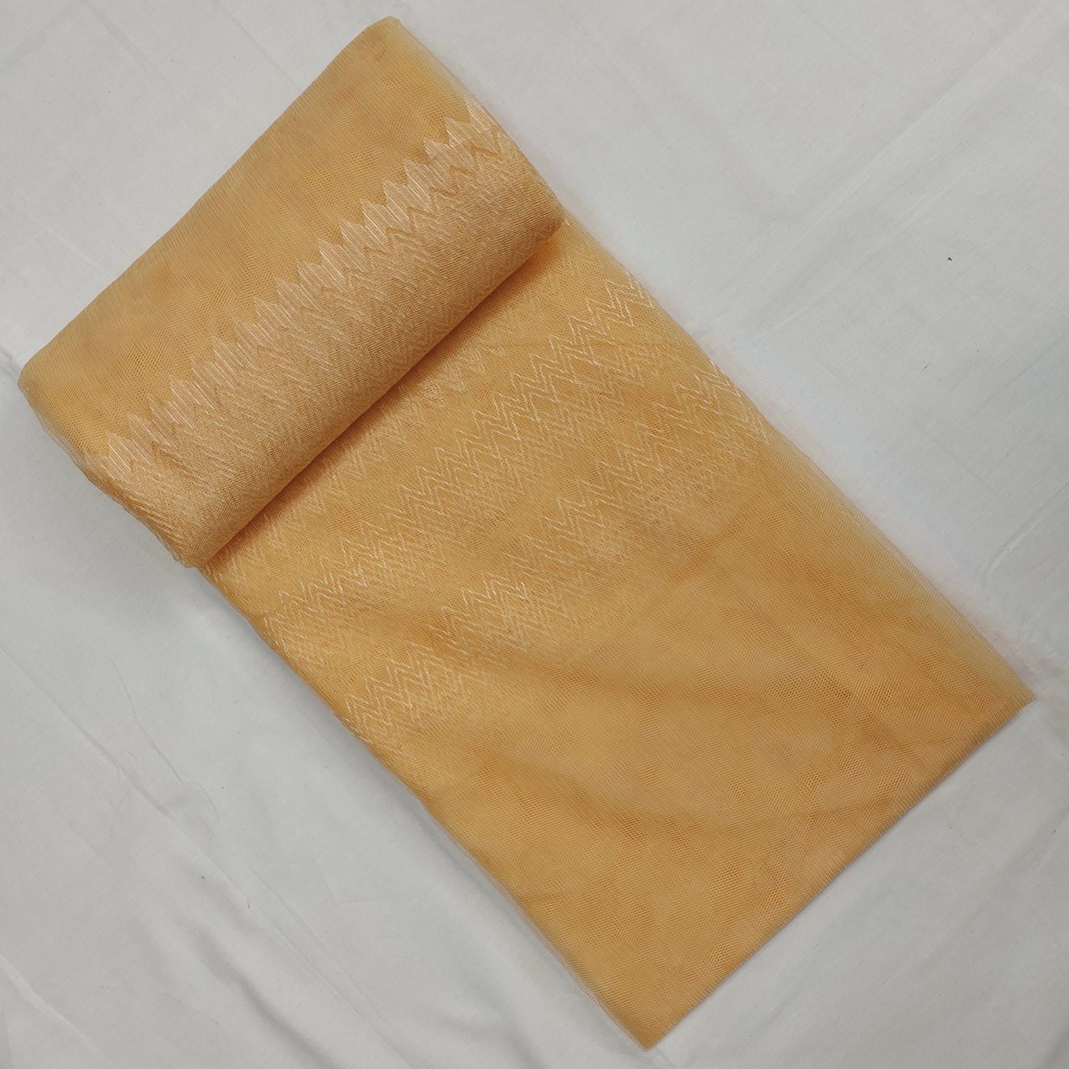 Ortha Crush Net (6/7 Feet) – King Size – Stylish – Cream – Ortha