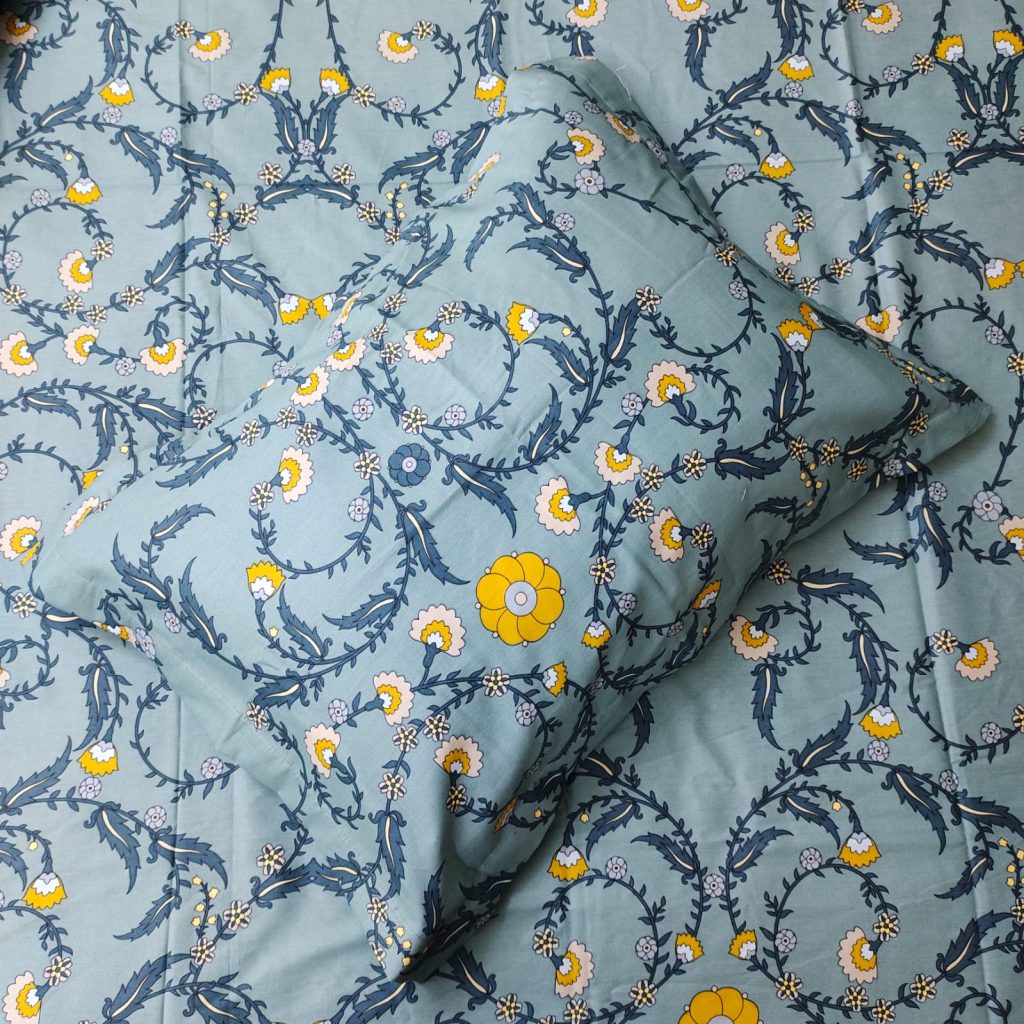 Luxury Exclusive Ortha Bedsheet – Jhumko Lota Ash – Just Awesome! – Ortha