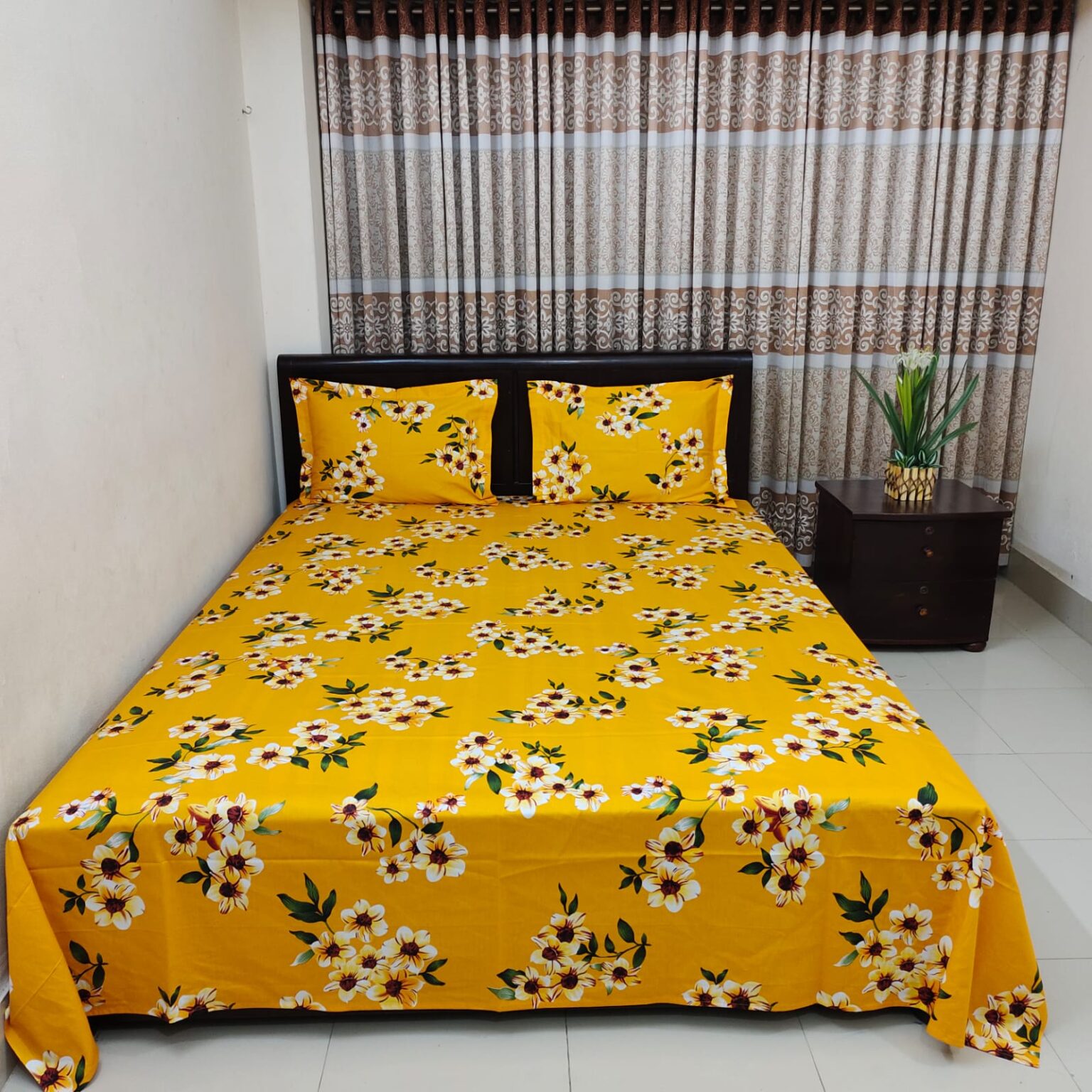 5 Pecs Ortha Luxury Couple Comforter Set (Mustered) – Ortha