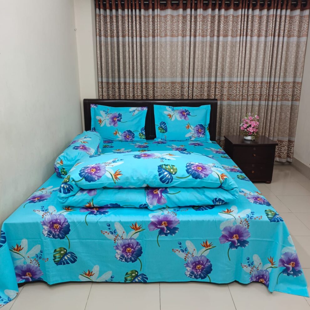 5 Pecs Ortha Luxury Couple Comforter Set – Super King – 85*95 Inch ...